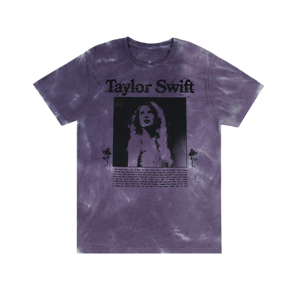 Speak Now (Taylor's Version) Tracklist Purple Tie Dye T-Shirt – Taylor Swift Official Store
