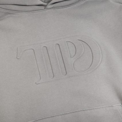 TTPD Gray Embossed Hoodie – Taylor Swift Official Store