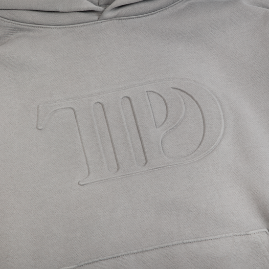 TTPD Gray Embossed Hoodie – Taylor Swift Official Store
