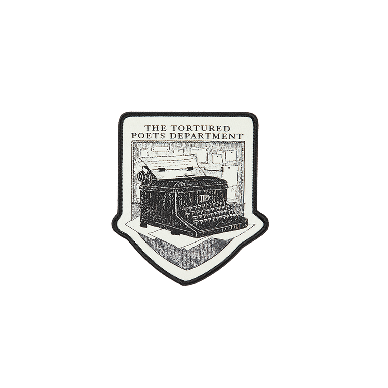 The Tortured Poets Department Black Jacket & 2 Patch Set Bundle ...