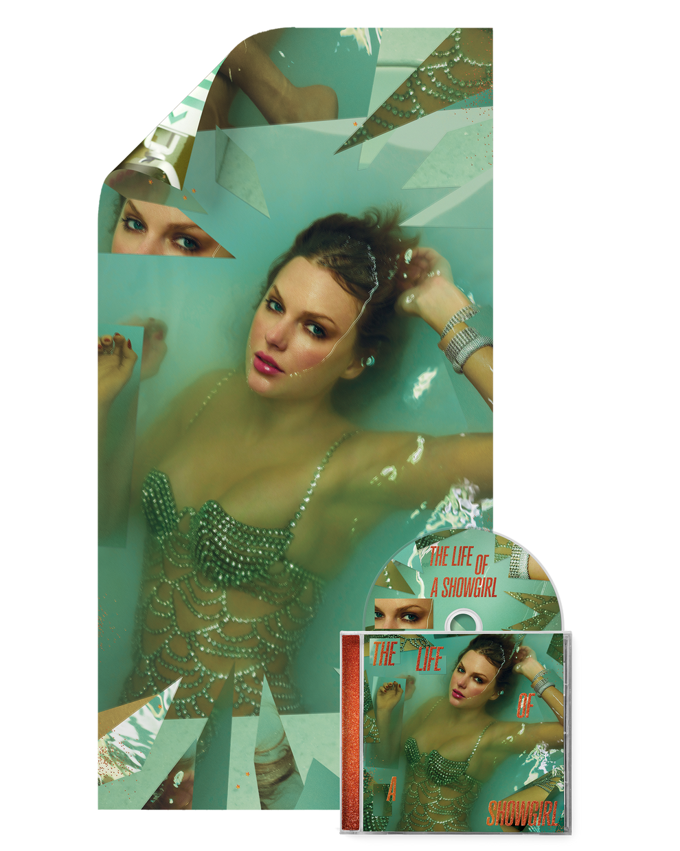 The Life of a Showgirl: Sweat and Vanilla Perfume CD with Poster – Taylor Swift Official Store