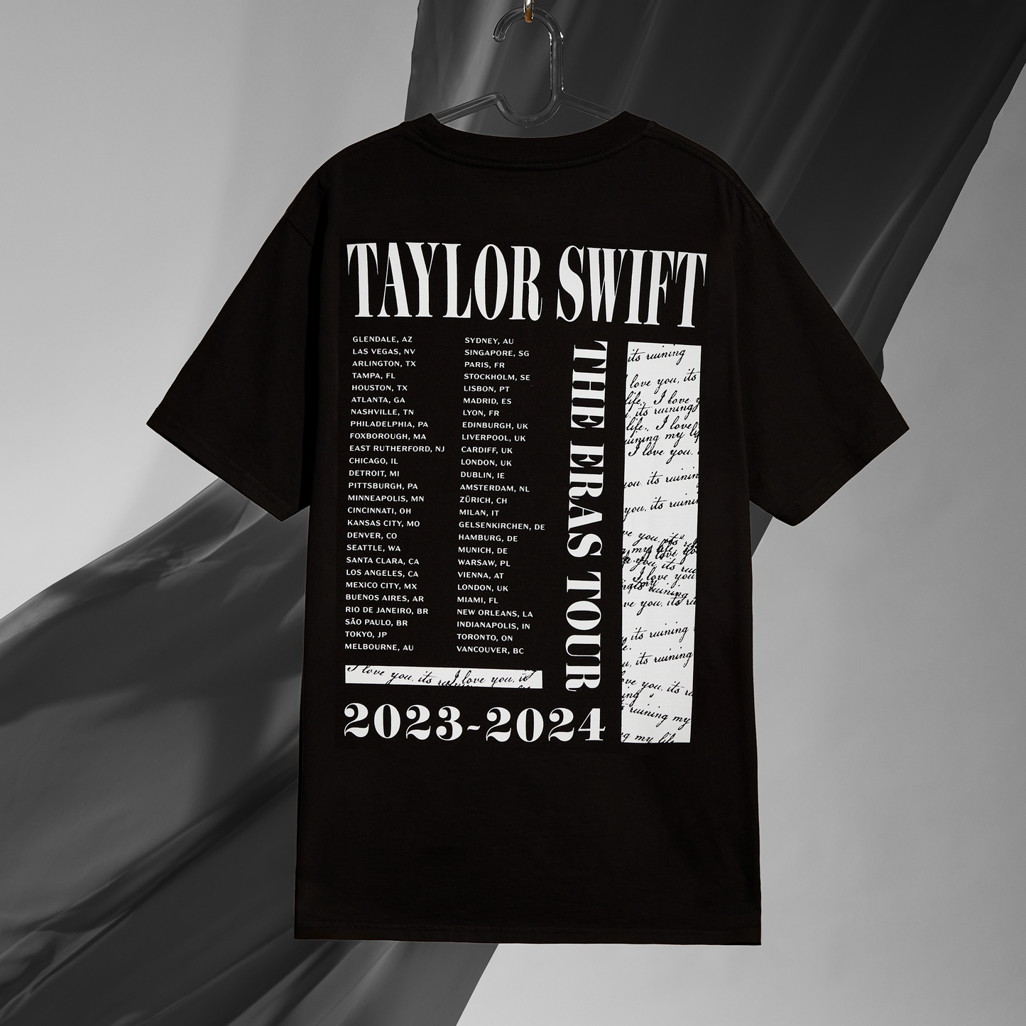 Taylor Swift | The Eras Tour TTPD Live Photo Oversized T-Shirt – Taylor ...