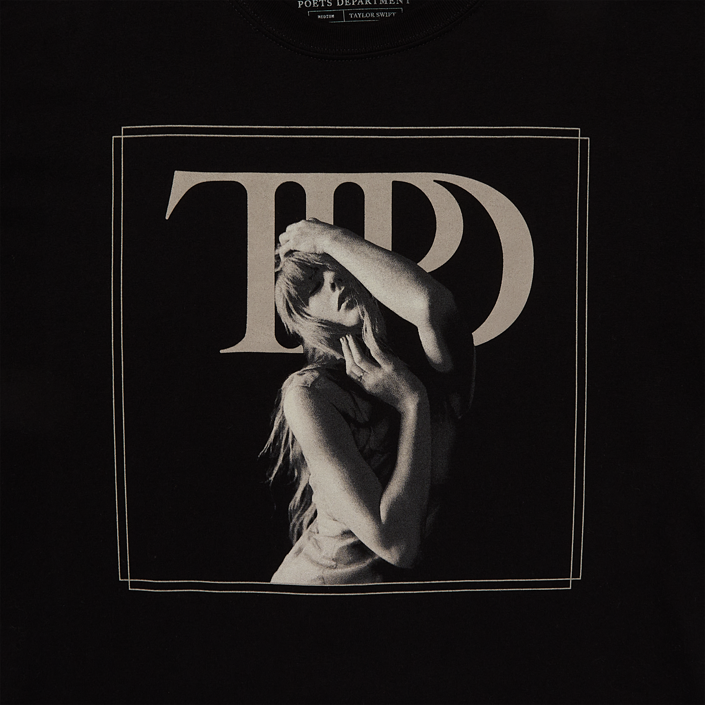 The Tortured Poets Department Black Photo T-Shirt – Taylor Swift ...