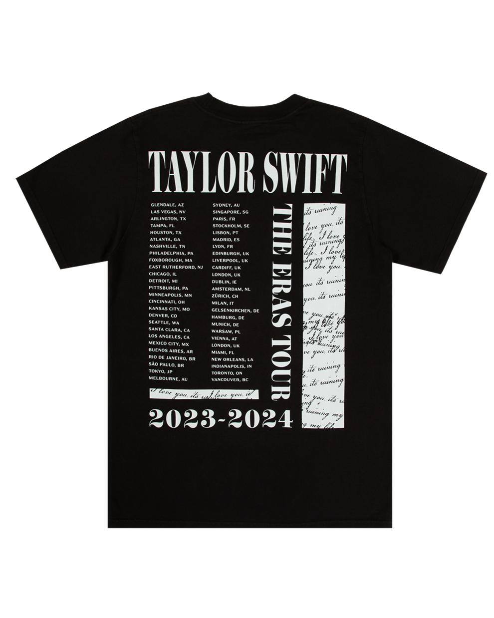 Taylor Swift | The Eras Tour T-Shirts – Taylor Swift Official Store