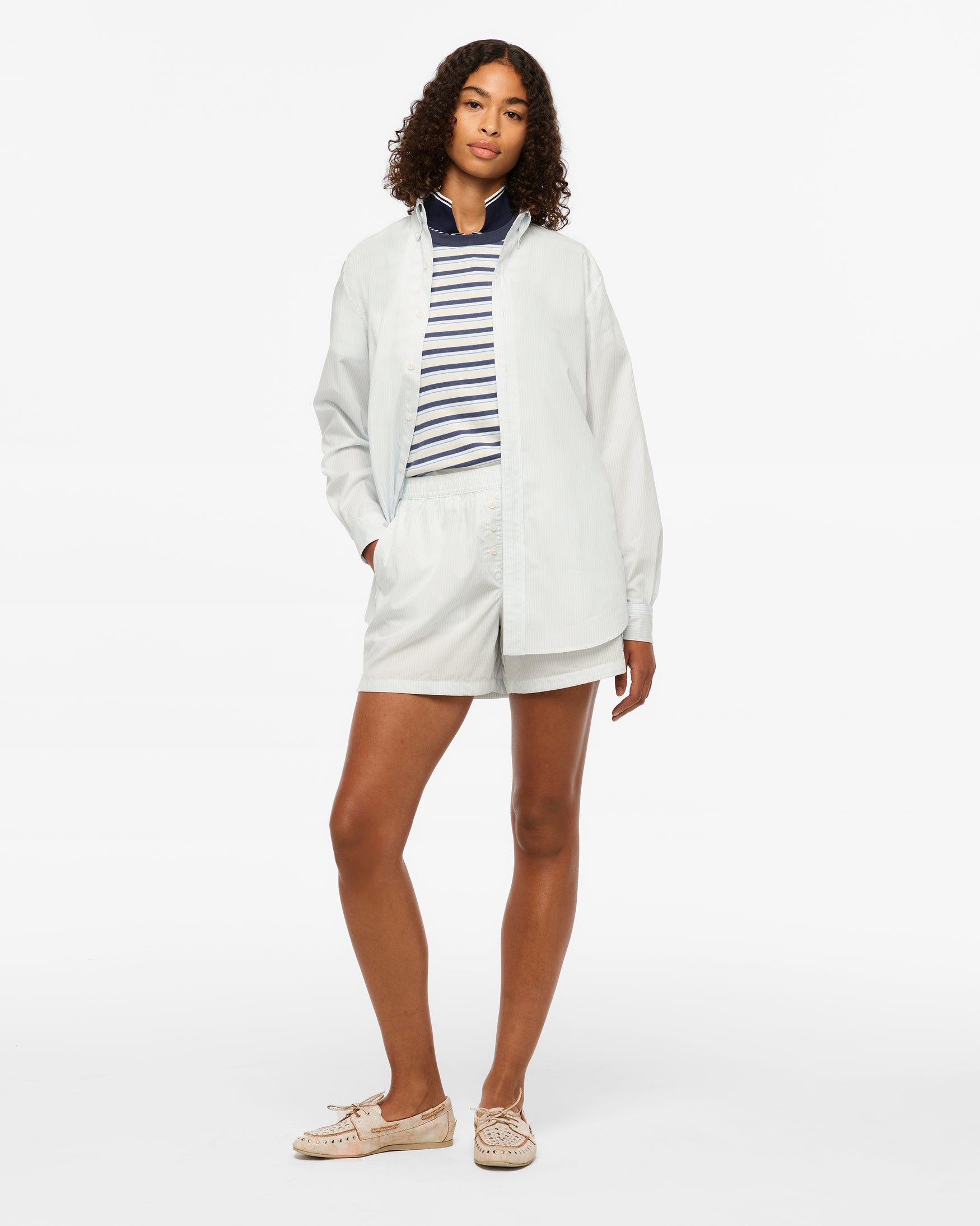 1989 (Taylor’s Version) Seagull Blue Stripe Poplin Shirt – Taylor Swift ...