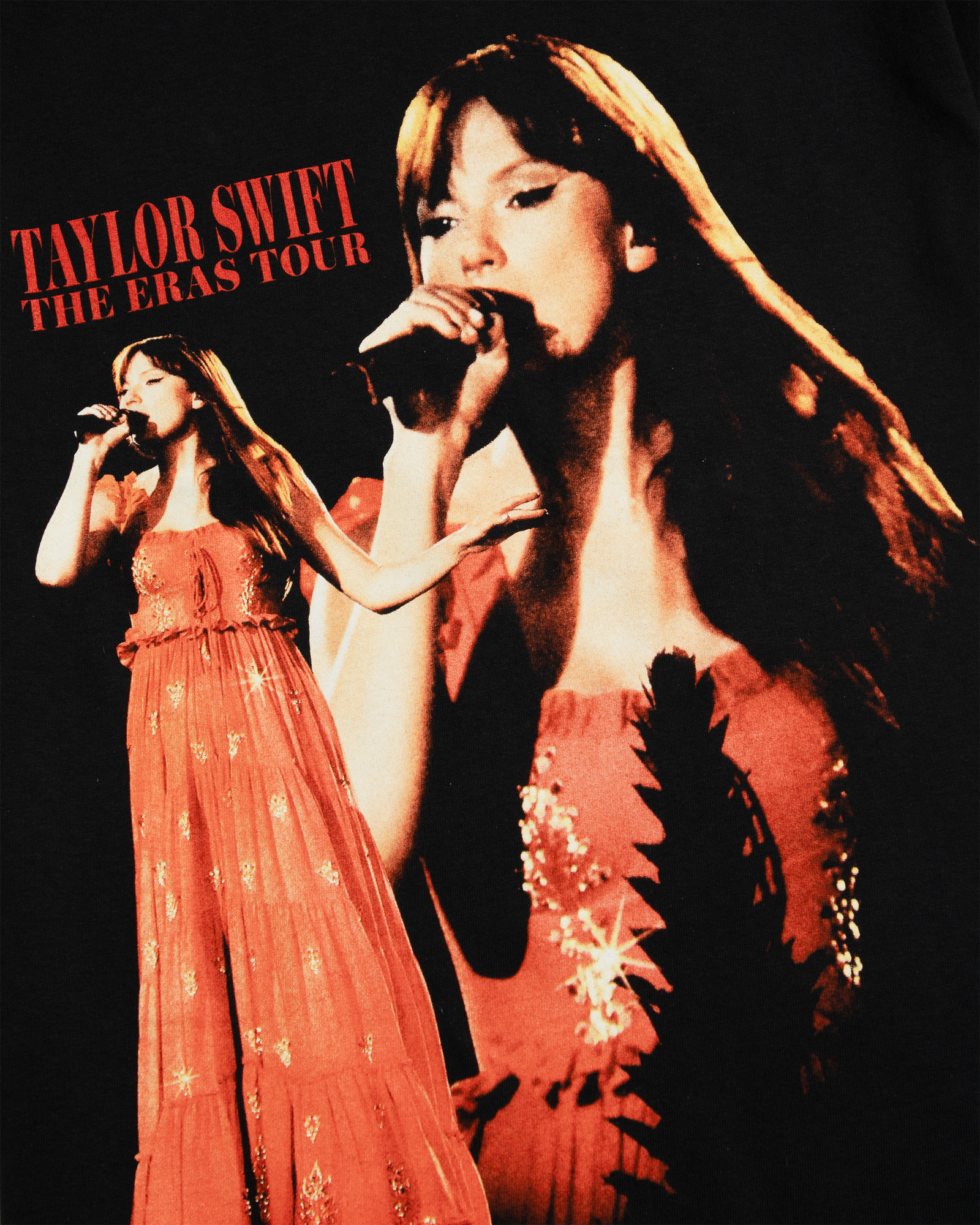 Taylor Swift | The Eras Tour Photo Black T-Shirt – Taylor Swift ...
