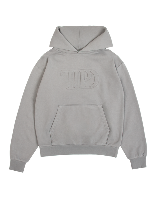 TTPD Gray Embossed Hoodie – Taylor Swift Official Store