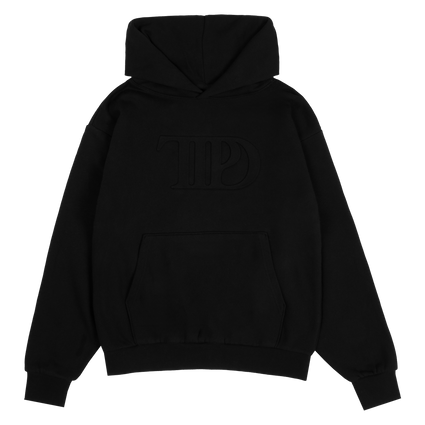 TTPD Black Embossed Hoodie – Taylor Swift Official Store