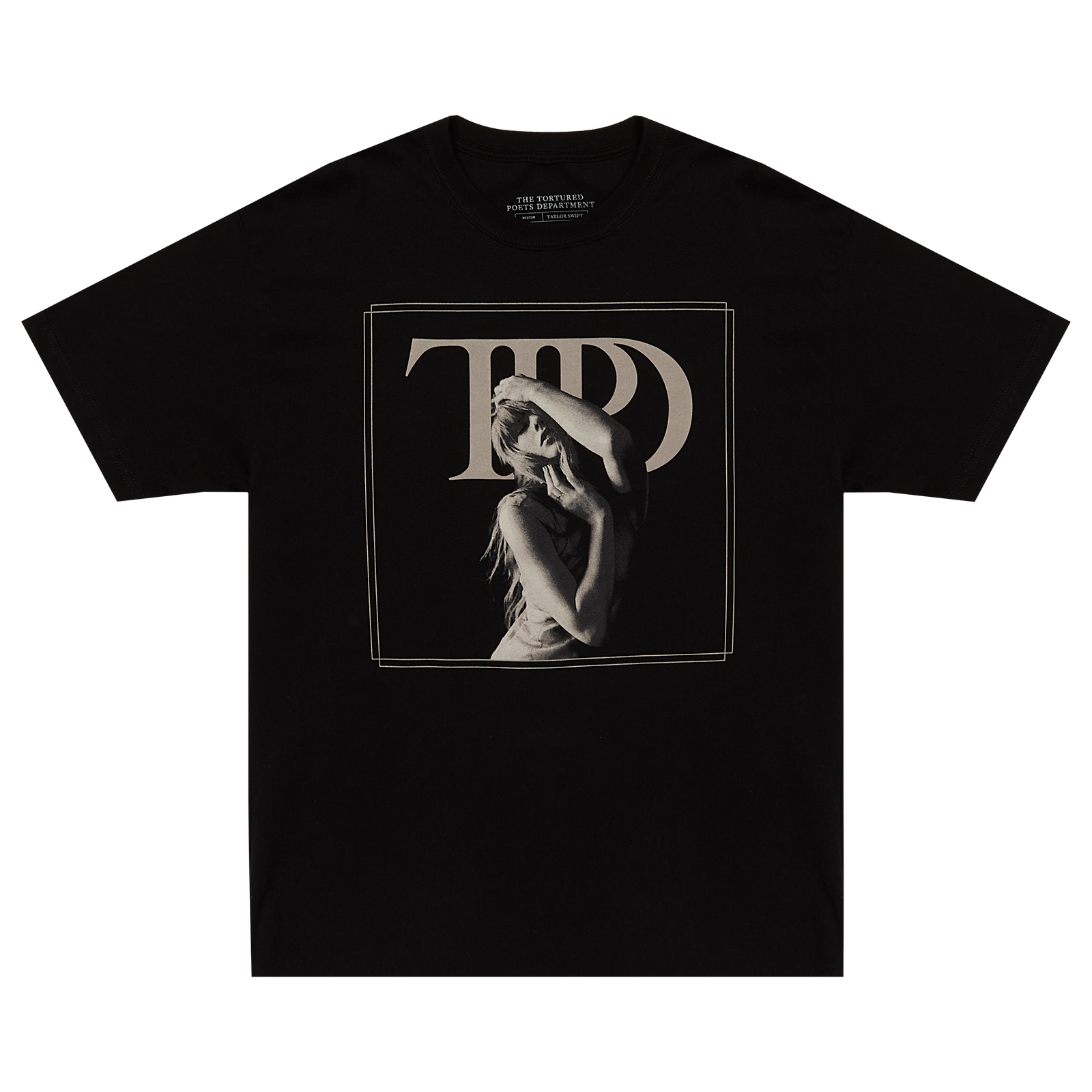 The Tortured Poets Department Black Photo T-Shirt – Taylor Swift ...