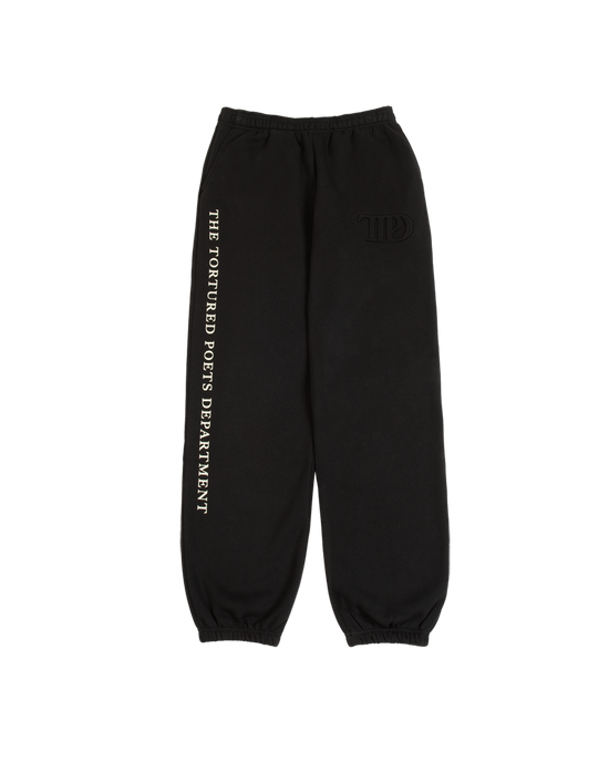 TTPD Black Embossed Sweatpants – Taylor Swift Official Store