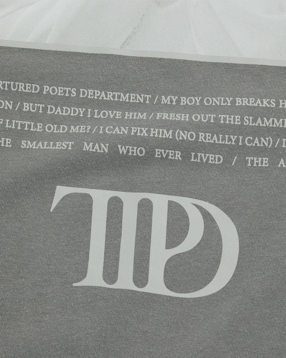 The Tortured Poets Department Gray Photo Long Sleeve T-Shirt – Taylor ...