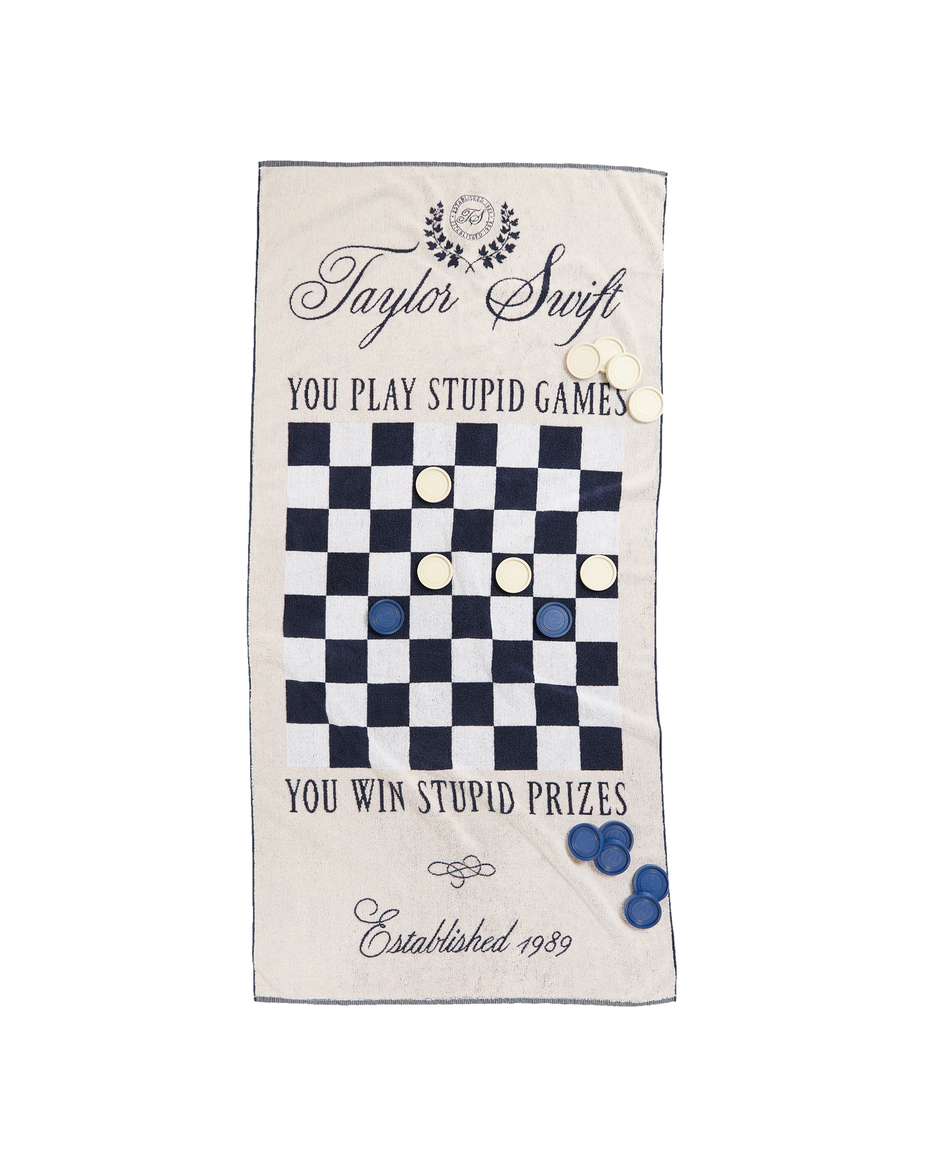 Taylor Swift Checker Game Towel – Taylor Swift Official Store