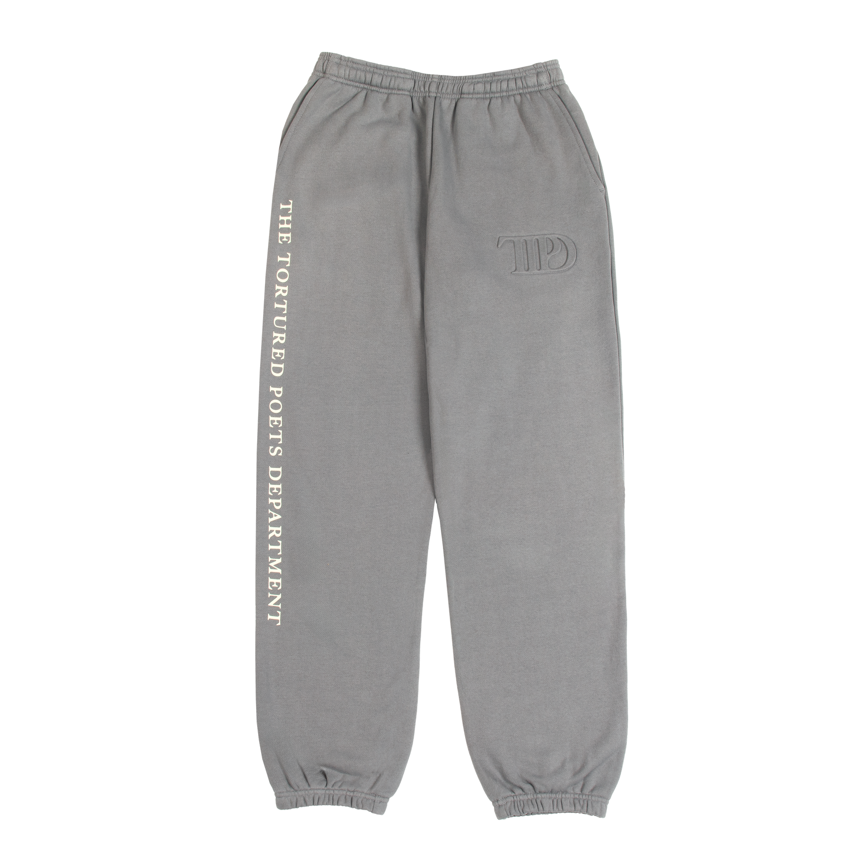 TTPD Gray Embossed Sweatpants – Taylor Swift Official Store