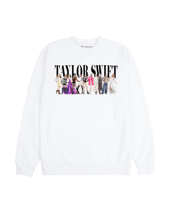 TTPD Eras White Crewneck – Taylor Swift Official Store