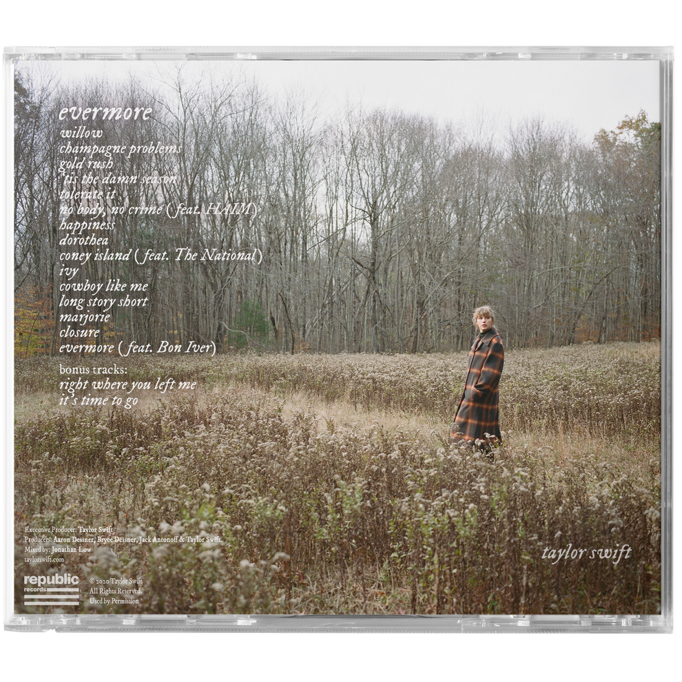 evermore album deluxe edition CD (clean version) – Taylor Swift ...