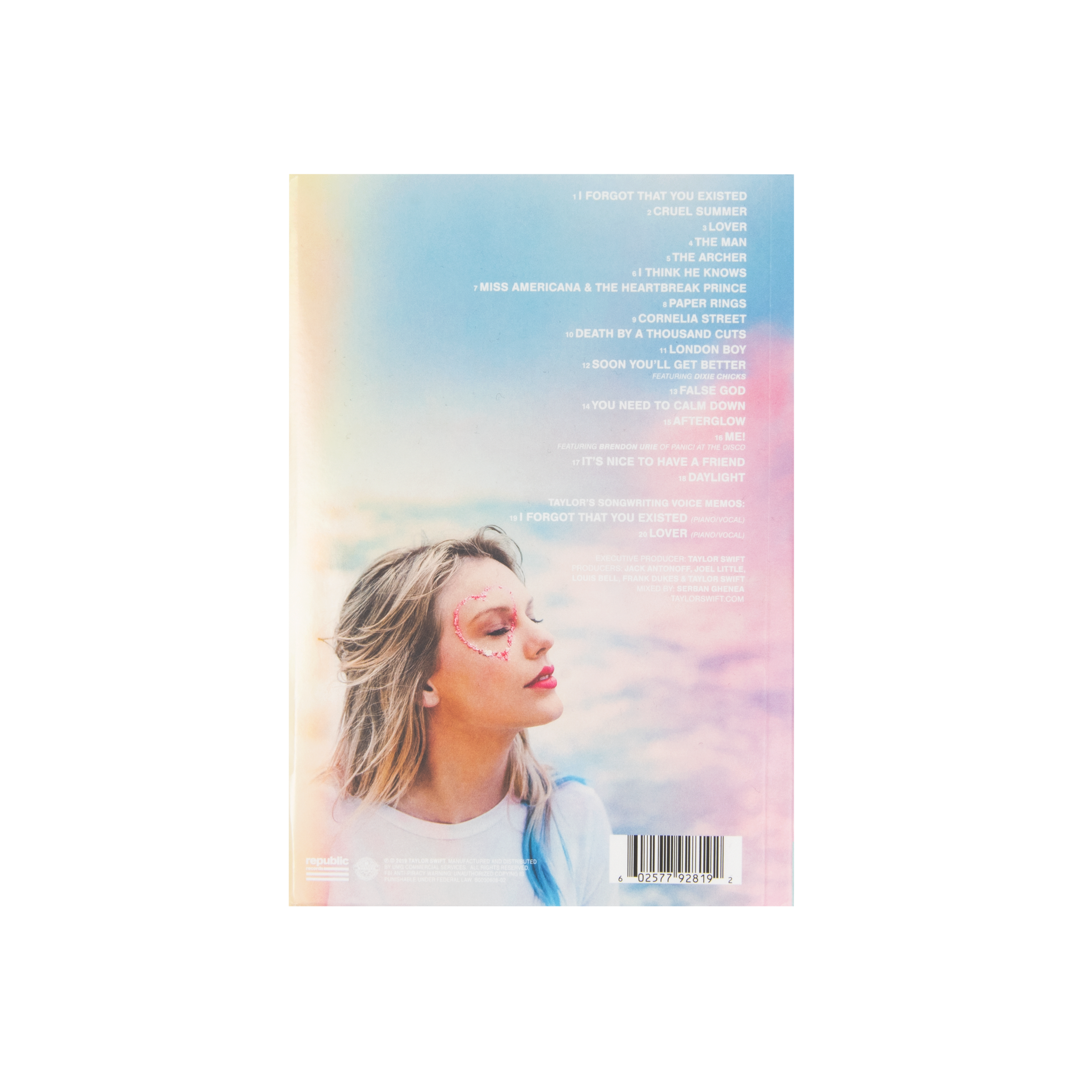 Lover CD Deluxe Version 1 – Taylor Swift Official Store