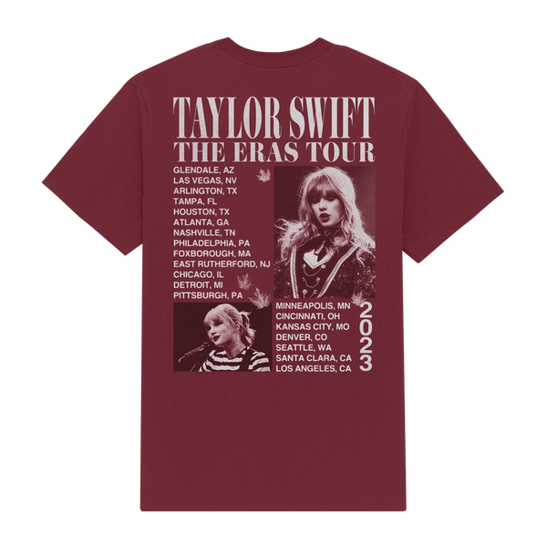 Taylor Swift The Eras Tour RED (Taylor's Version) Album T-Shirt ...